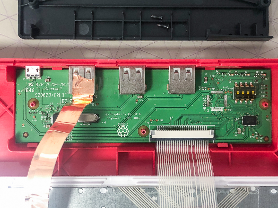 Putting A Raspberry Pi 3 A In The Raspberry Pi Keyboard